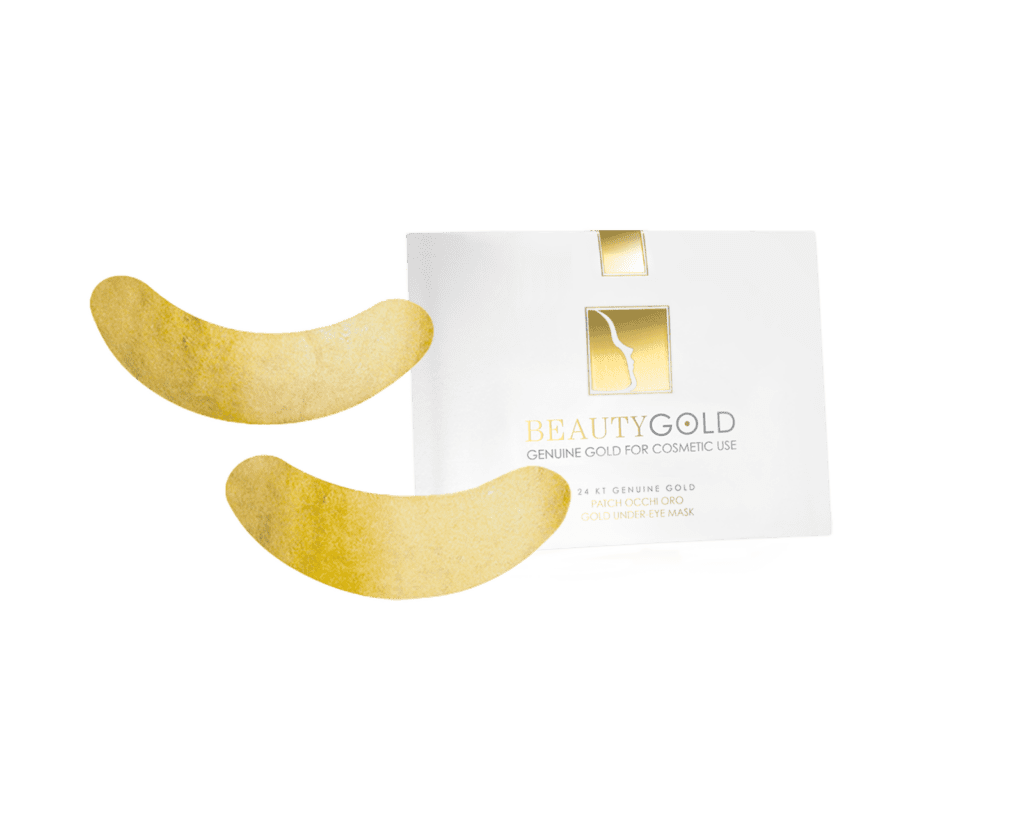 24k Gold Eye Patch - Gold Under-Eye Mask - Beauty Gold Manetti