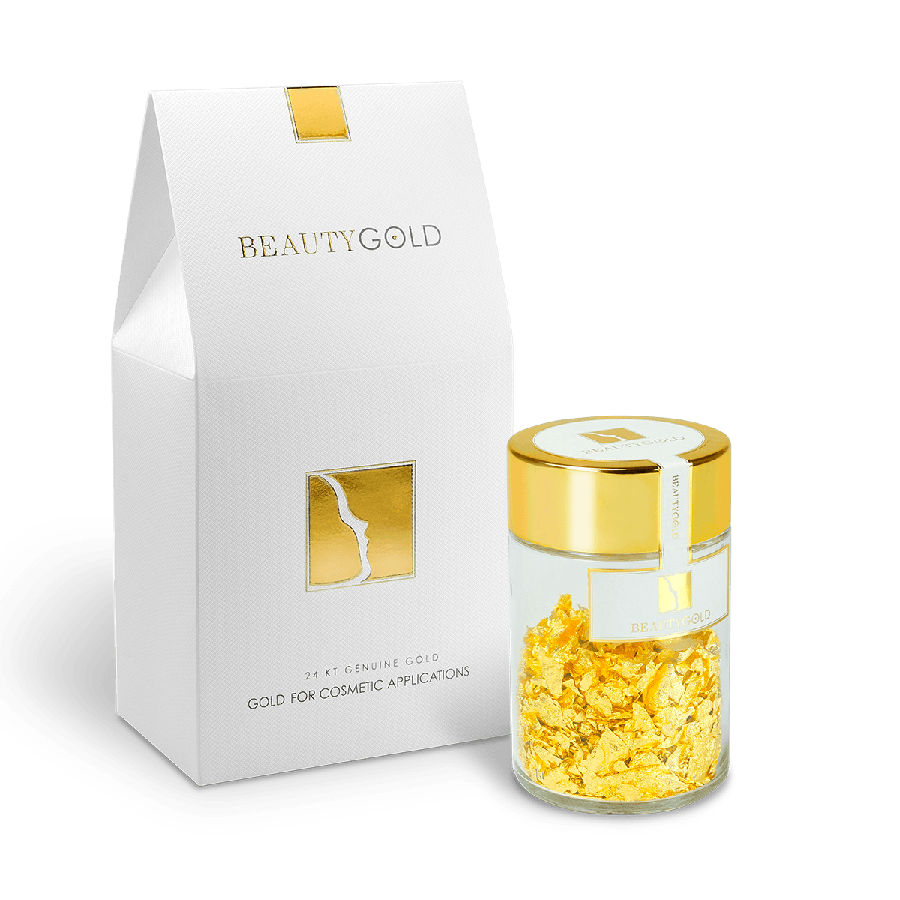 Cosmetic Grade 23K Gold Flakes in Bulk Wholesale - Beauty Gold Manetti
