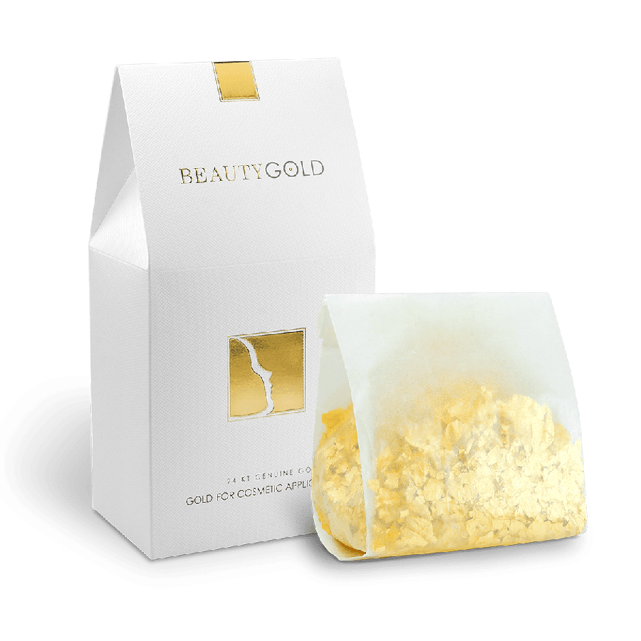 Cosmetic Grade 23K Gold Flakes in Bulk Wholesale - Beauty Gold Manetti